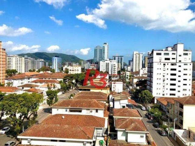 Apartamento com 4 dormitórios à venda, 180 m² por R$ 1.200.000,00 Ponta da Praia Santos/SP