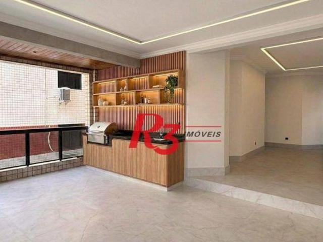Apartamento com 4 dormitórios à venda, 180 m² Aparecida Santos/SP