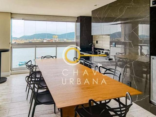 Apartamento com 4 dormitórios à venda, 189 m² por R$ 2.800.000,00 Porto Ponta da Praia Santos/SP