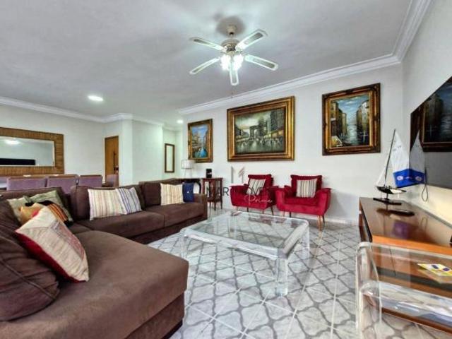 Apartamento com 4 dormitórios à venda, 190 m² por R$ 1.160.000 Barra Funda Guarujá/SP