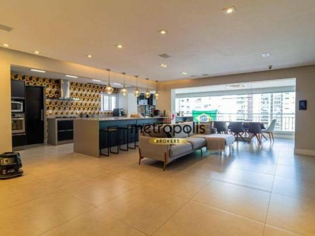 Apartamento com 4 dormitórios à venda, 198 m² por R$ 4.500.000,00 Cerâmica São Caetano do Sul/SP