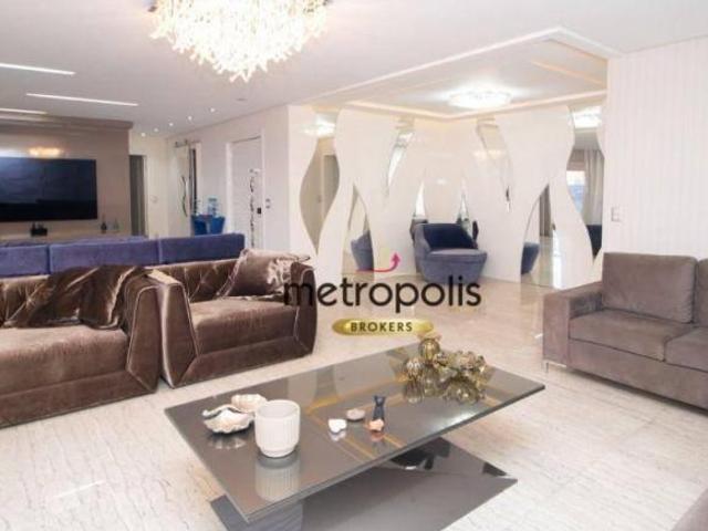 Apartamento com 4 dormitórios à venda, 242 m² por R$ 4.000.000,00 Santo Antônio São Caetano do S
