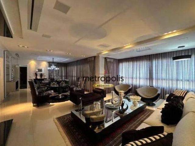 Apartamento com 4 dormitórios à venda, 244 m² por R$ 3.510.000,00 Santa Paula São Caetano do Sul