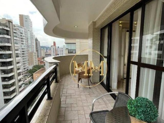 Apartamento com 4 dormitórios à venda, 246 m² por R$ 2.300.000,00 Vila Rica Santos/SP