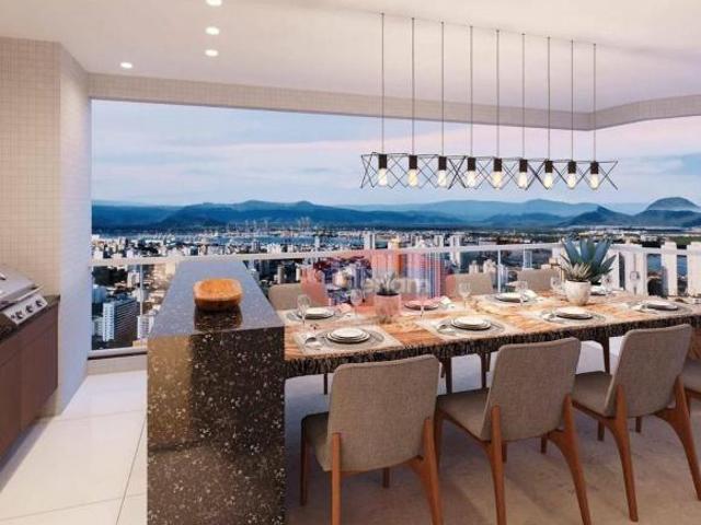 Apartamento com 4 dormitórios à venda, 295 m² por R$ 5.730.000,00 Ponta da Praia Santos/SP