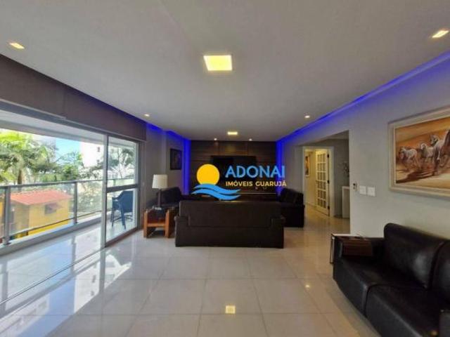 Apartamento com 4 dormitórios à venda, 200 m² por R$ 1.370.000,00 Pitangueiras Guarujá/SP