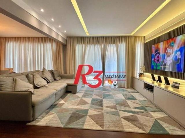 Apartamento com 4 dormitórios à venda, 206 m² por R$ 1.800.000,00 Aparecida Santos/SP