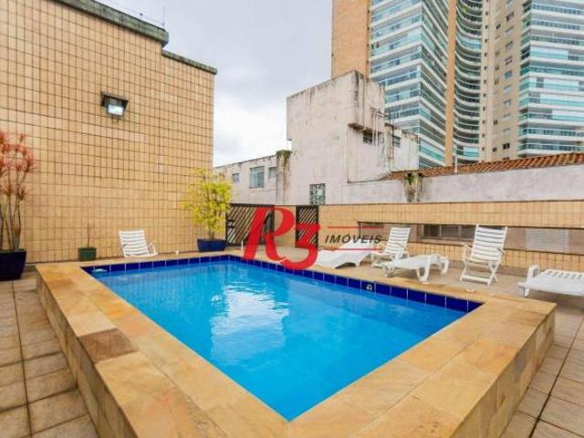 Apartamento com 4 dormitórios à venda, 210 m² por R$ 2.380.000,00 Embaré Santos/SP
