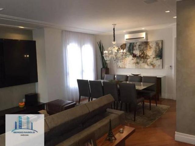 Apartamento com 4 dormitórios à venda, 210 m² por R$ 3.800.000,00 Moema São Paulo/SP