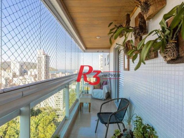 Apartamento com 4 dormitórios à venda, 232 m² por R$ 3.190.000,00 Embaré Santos/SP