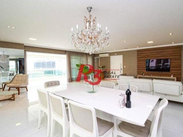 Apartamento com 4 dormitórios à venda, 344 m² por R$ 5.400.000,00 Aparecida Santos/SP