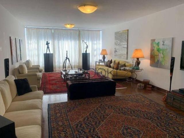 Apartamento com 4 dormitórios à venda, 370 m², 3 Vagas, por R$ 5.200.000 Higienópolis
