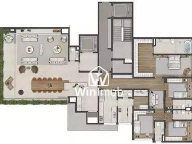Apartamento com 4 dormitórios à venda, 302 m² por R$ 8.900.000,00 Moinhos de Vento Porto Alegre/