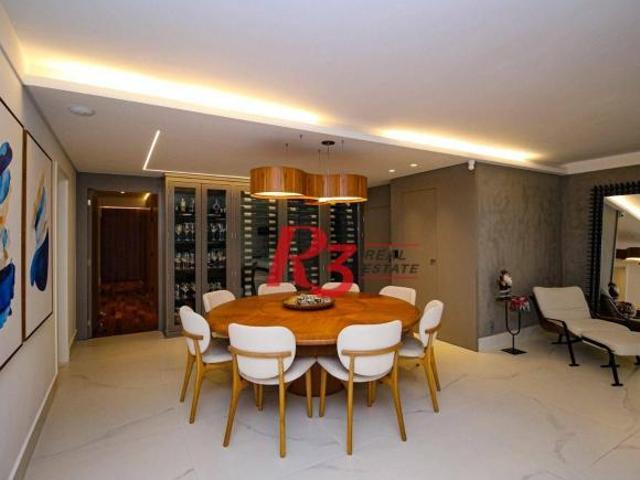Apartamento com 4 dormitórios à venda, 320 m² por R$ 3.800.000,00 Boqueirão Santos/SP