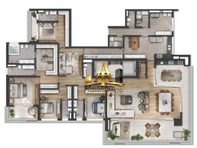 Apartamento com 4 dormitórios à venda, 420 m² por R$ 7.483.617 Florà Barueri/SP