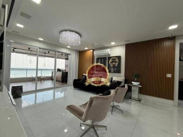 Apartamento com 4 dormitórios com Vista Mar por R$ 4.300.000 Canto do Forte Praia Grande/SP