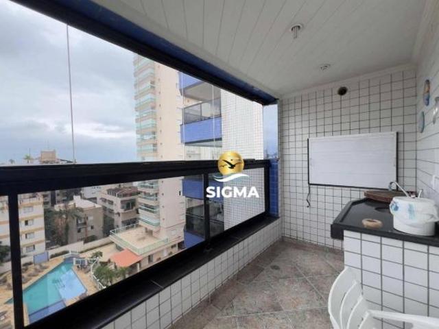 Apartamento com 4 dormitórios sendo 3 suítes à venda, 110 m² por R$ 650.000 Enseada Guarujá/SP