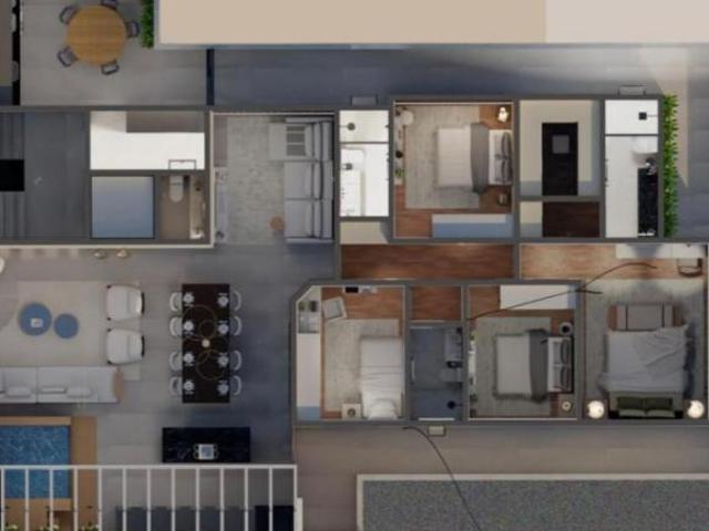 Apartamento com 4 quartos à venda em Belo Horizonte, no bairro Castelo