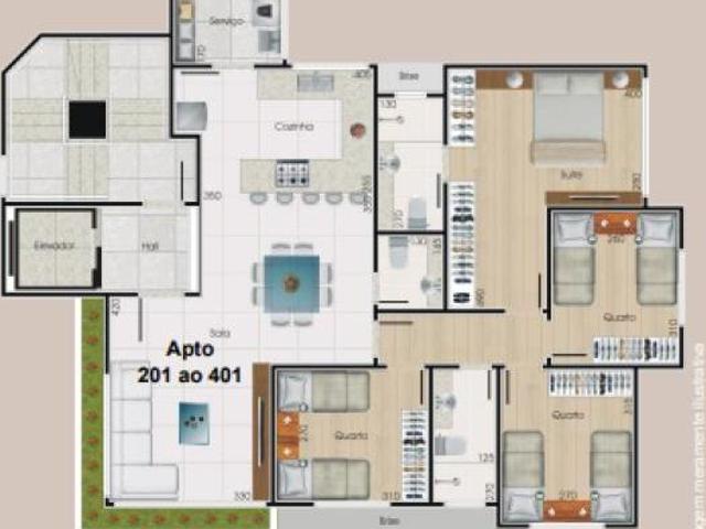 Apartamento com 4 quartos à venda em Belo Horizonte, no bairro Jaraguá