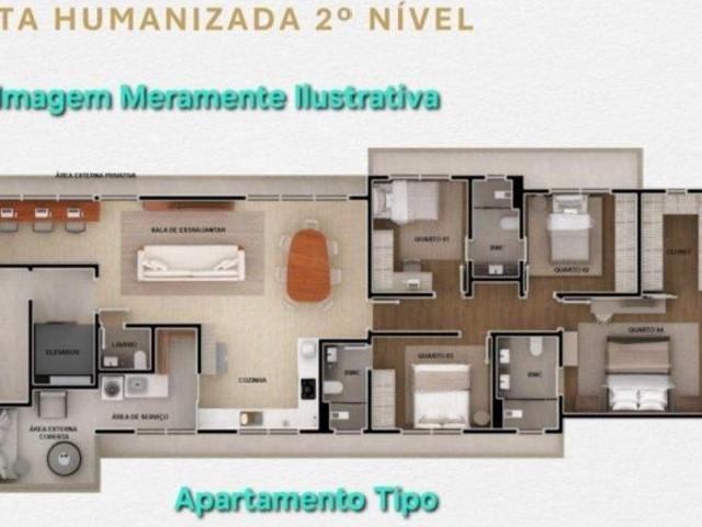 Apartamento com 4 quartos à venda em Belo Horizonte, no bairro Jaraguá