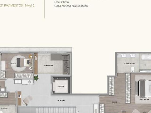 Apartamento com 4 quartos à venda em Belo Horizonte, no bairro Lourdes