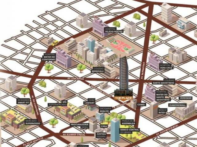 Apartamento com 4 quartos à venda em Belo Horizonte, no bairro Santo Agostinho