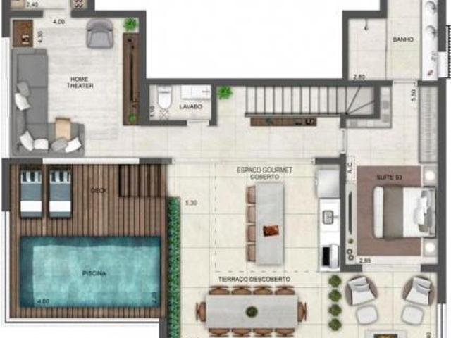 Apartamento com 4 quartos à venda em Perdizes SP