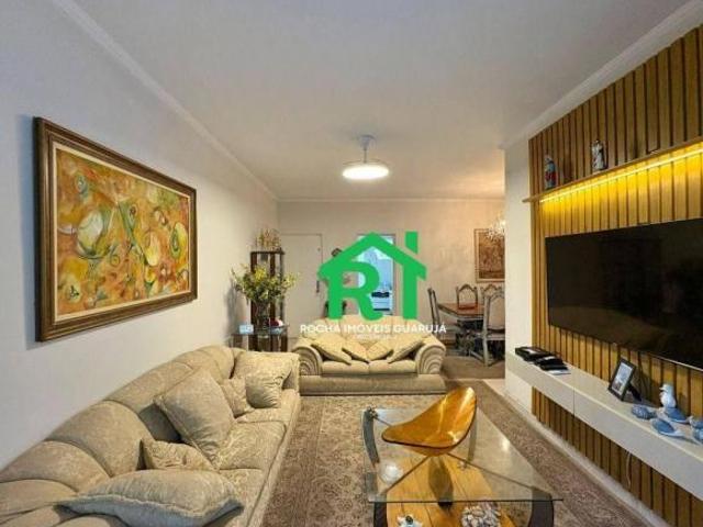 Apartamento com 4 quartos, 1 vaga e lazer à venda em Pitangueiras, Guarujá