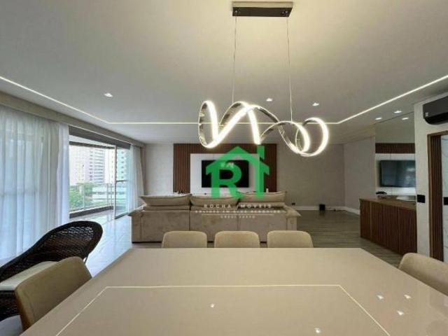 Apartamento com 4 quartos 2 suítes, 2 vagas e lazer à venda em Pitangueiras, Guarujá