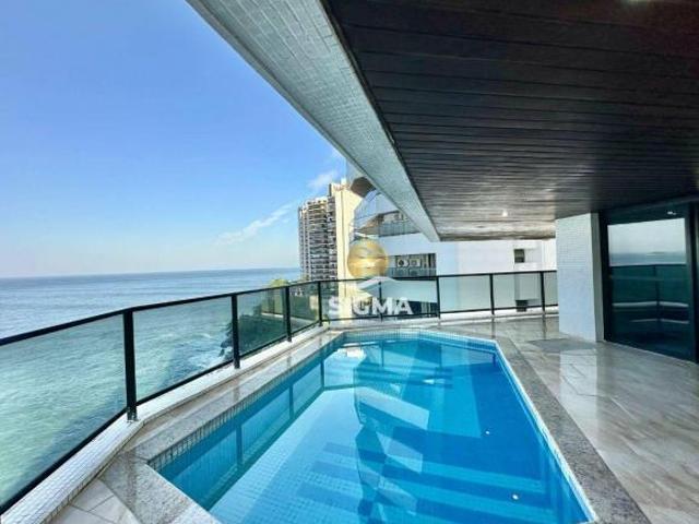 Apartamento com 4 Suítes à venda, 365 m² por R$ 3.700.000 Jardim Astúrias Guarujá/SP