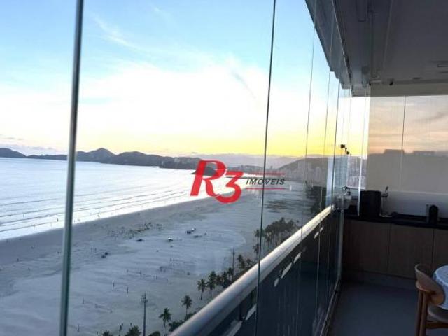 Apartamento com 4 suítes à venda, frente mar por R$ 11.000.000 Gonzaga Santos/SP