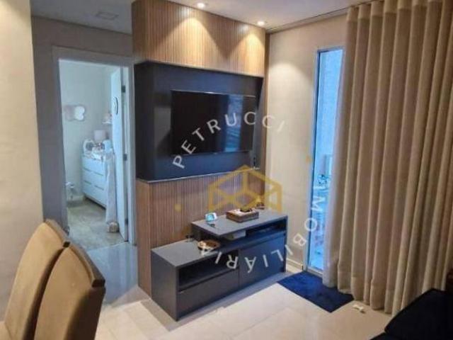 APARTAMENTO COM 51M² À VENDA NO CONDOMÍNIO VARANDAS JARDIM DO LAGO NA CIDADE DE CAMPINAS/SP