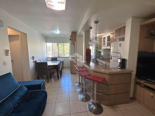 APARTAMENTO COM 55,36 m² PRIVATIVOS, 2 DORMITÓRIOS E 1 VAGA NO BAIRRO GUARUJÁ