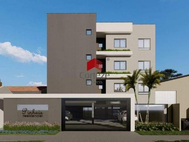Apartamento com 56,8m² 2 quartos, à venda, no bairro Estância Pinhais em Pinhais