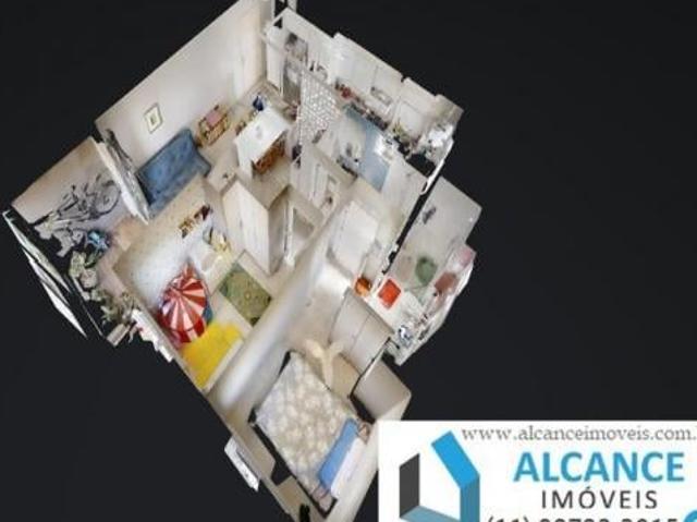 Apartamento com 57,73 m² com 2 dormitórios, 2 banheiros e 1 vagas à venda no condomínio Aquarela Pau