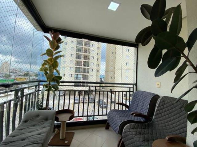 Apartamento com 58m², 2 dormitórios 1 suíte e varanda gourmet Rudge Ramos