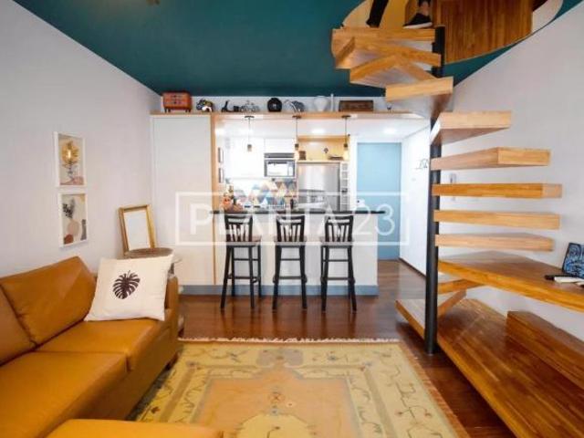 Apartamento com 60 m², 1 quarto sendo 1 suíte à venda no bairro Jardim Paulista
