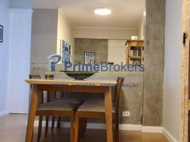 Apartamento com 60m² de área útil 1 quarto sendo 1 suíte Varanda 1 vaga Vila Olímpia
