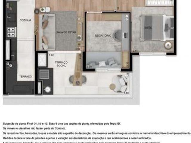 Apartamento com 63 m²,2 dormitórios, Suíte,1 Vaga no Alto da Boa Vista