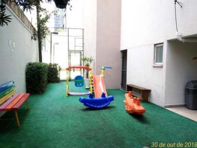 Apartamento com 64m² de área útil, 1 vaga, living, 2 dormitórios