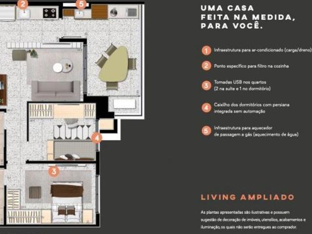 Apartamento com 69 m², com 2 dormitórios a venda no Campo Belo