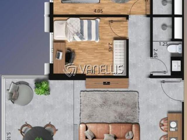 APARTAMENTO COM 70,00 m² JOSÉ MENINO SANTOS SP