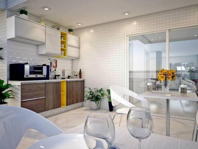 APARTAMENTO COM 73,75 m² MARACANÃ PRAIA GRANDE SP