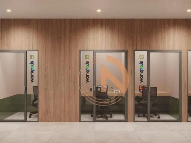 Apartamento com 77m², 2 quartos, 2 suítes, 3 banheiros, varanda e 1 vaga