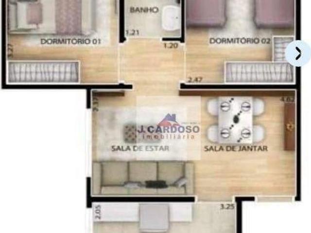 Apartamento com armários e piscina, bairro Aparecidinha Sorocaba