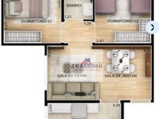 Apartamento com armários e piscina, bairro Aparecidinha Sorocaba