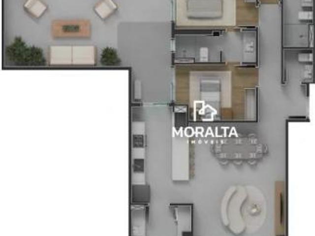 Apartamento com Garden e 3 quartos à venda Vila Izabel Curitiba/PR