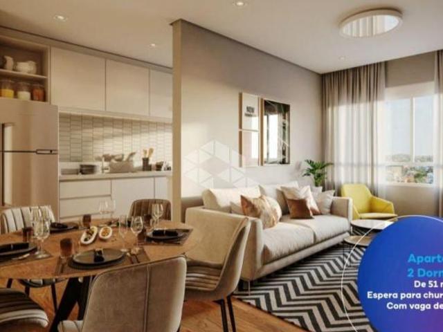 Apartamento com dois quartos e infra de clube