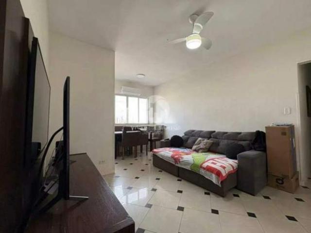 Apartamento com elevador 70m² vista livre 2 quartos no Campo Grande Santos
