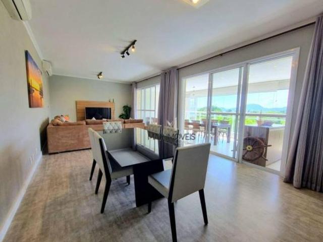 Apartamento com estrutura completa de lazer, 3 suítes, varanda Gourmet a 200 metros da praia da Ense